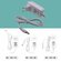 Адаптер питания 12V 3A EU plug белый