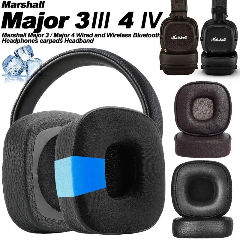 Кожаные амбушюры для Marshall Major 3/Major 4 A ICE Combo