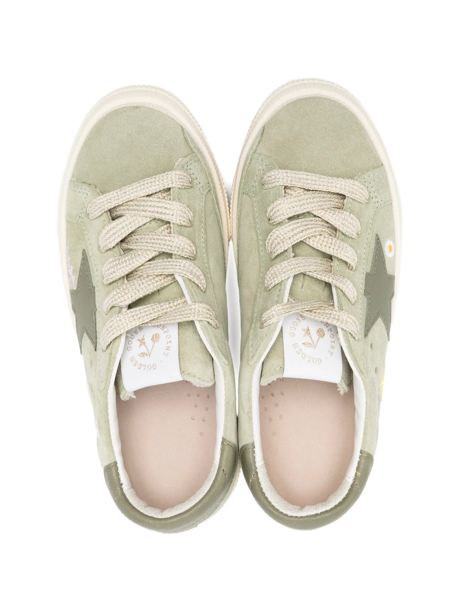 Кроссовки Golden Goose Suede sneakers, размер 27, зеленый, — фото 1
