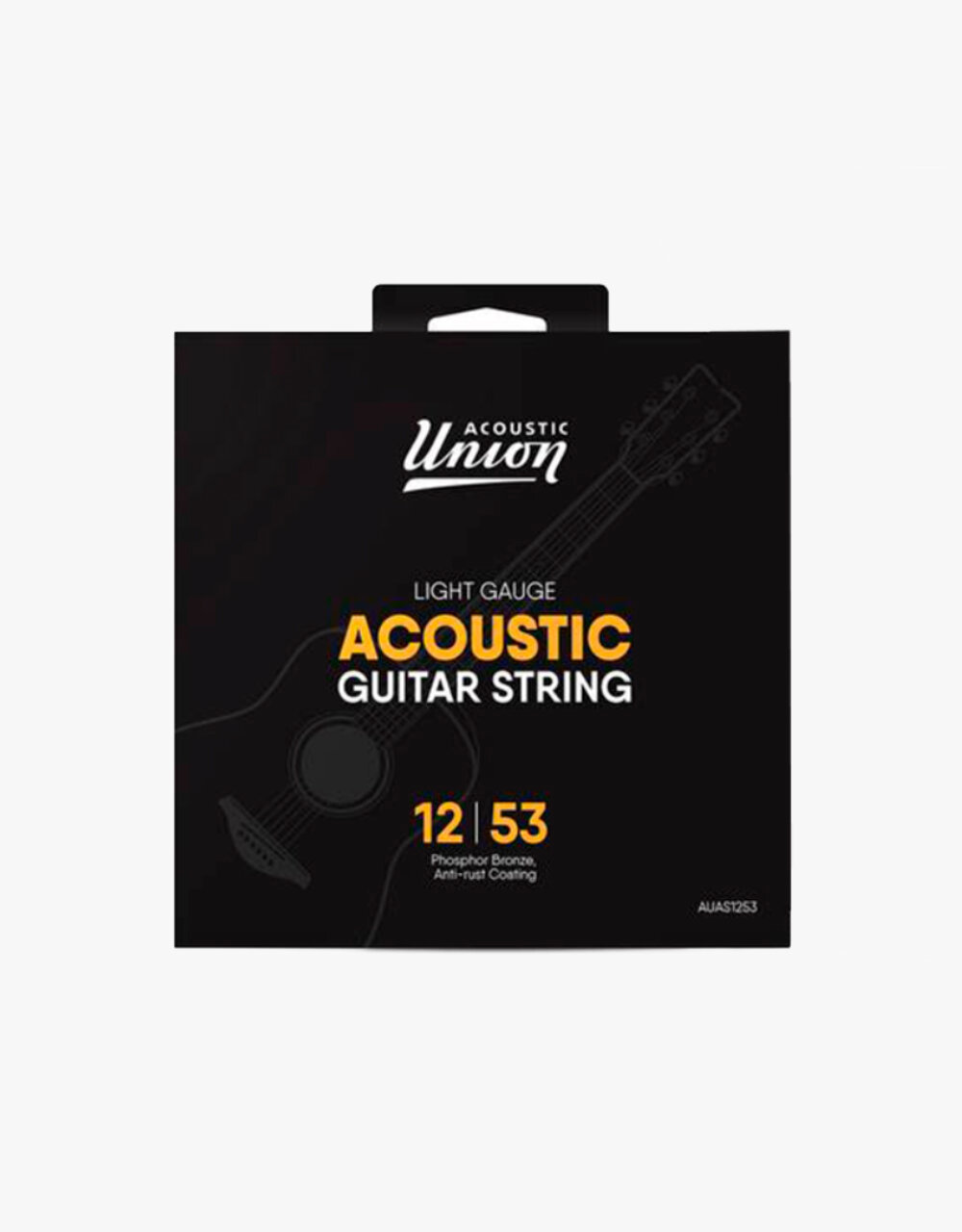 Acoustic Union AUAS1253 - Струны для акустической гитары (12-53), Coated Phosphor Bronze