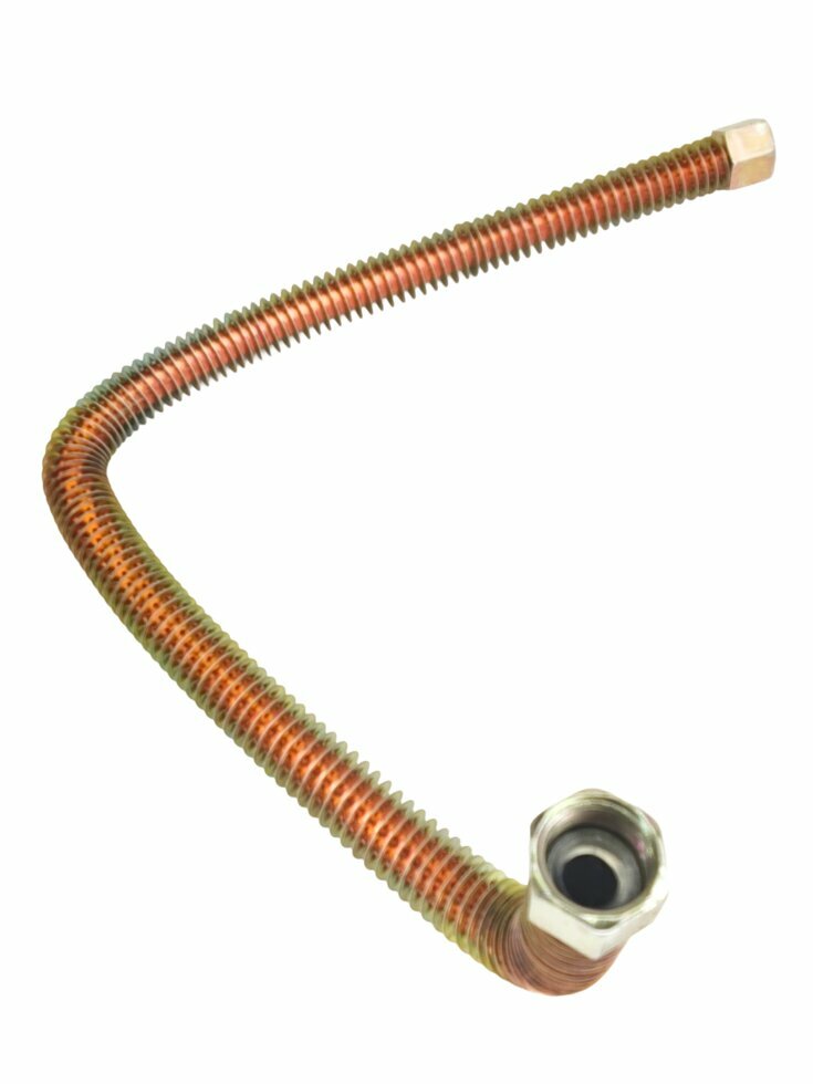 Трубка выходная Калибр компрессора КМК-2300/50У КМК-2300/100У медная (алюминиевая) 620мм