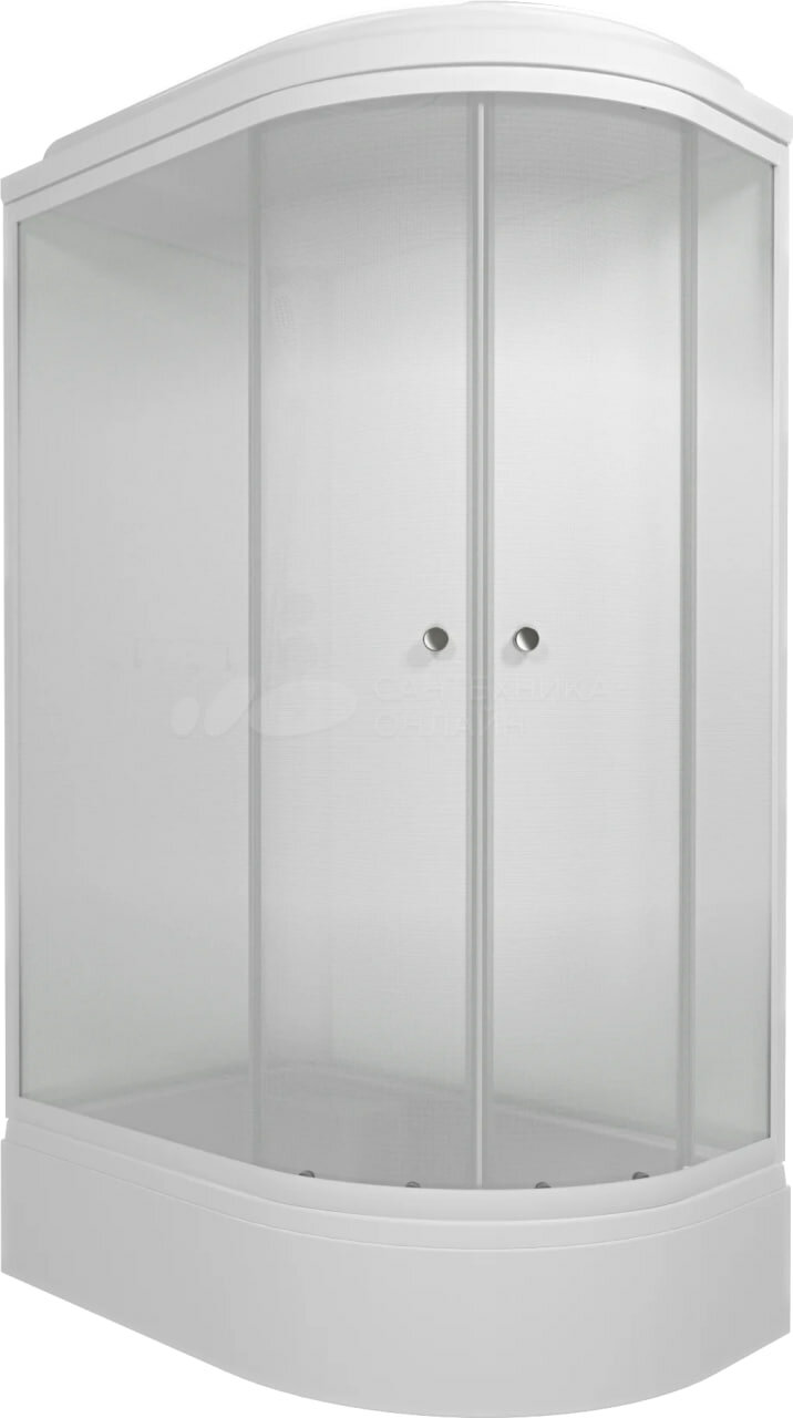 Душевая кабина Triton "Коралл Лайт", левая, стекло 4мм, 120x80х231,5 см