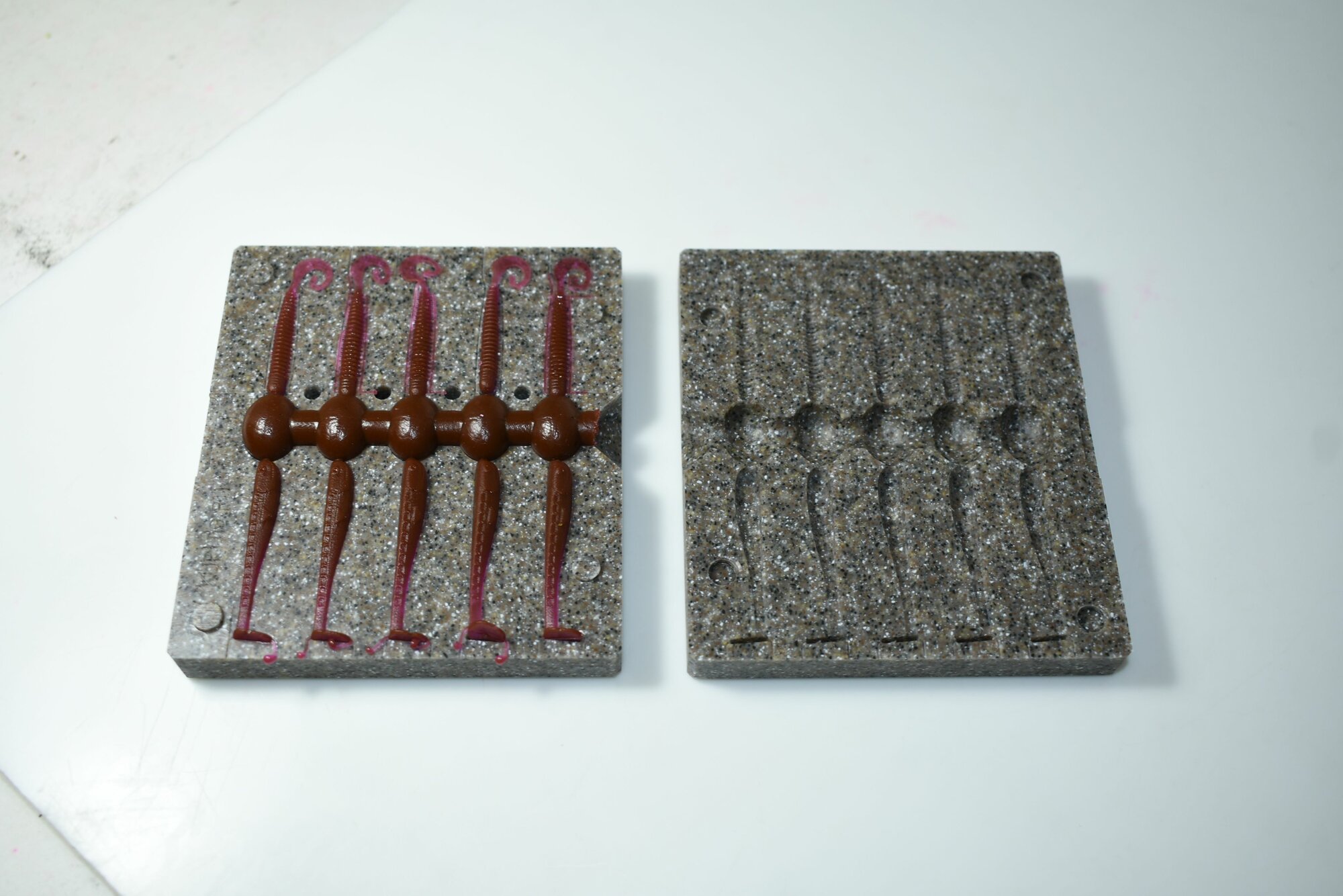 Форма для литья рыболовных силиконовых приманок JIG Набор № 11 Micro-Mix