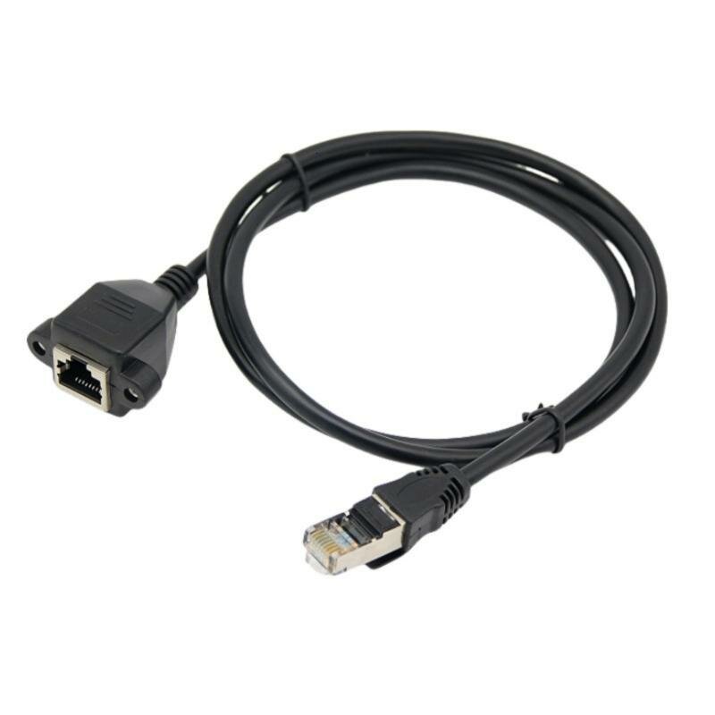 Экранная Ethernet-розетка RJ45 Cat5e, 1m - Rj45