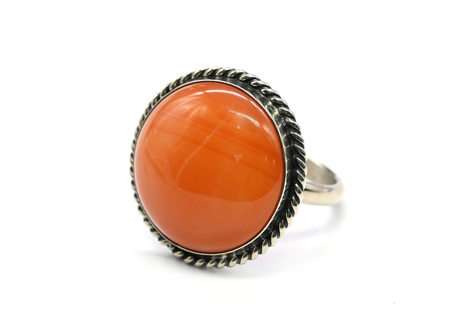 Кольцо, сердолик