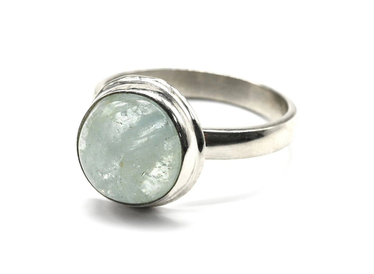 Кольцо, аквамарин