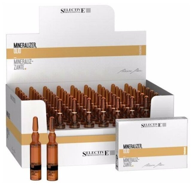Selective Professional Минеральное масло (лосьон в ампулах) 60шт х 10мл Mineralizer