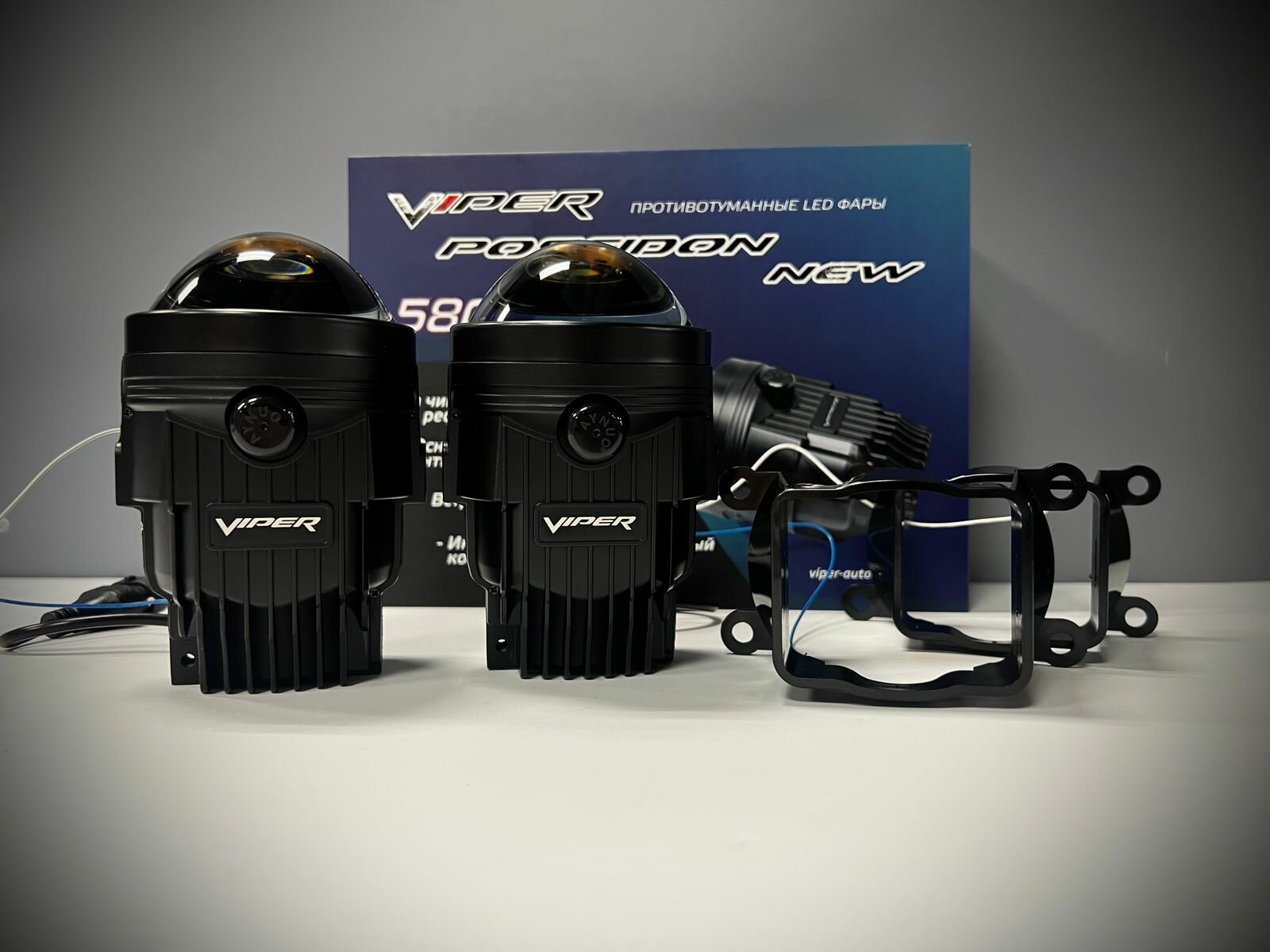 Светодиодные ПТФ противотуманки для SUZUKI ALTO 5 GF 2009-2012 - Viper Poseidon NEW - Ближний / Дальний / LED противотуманые фары