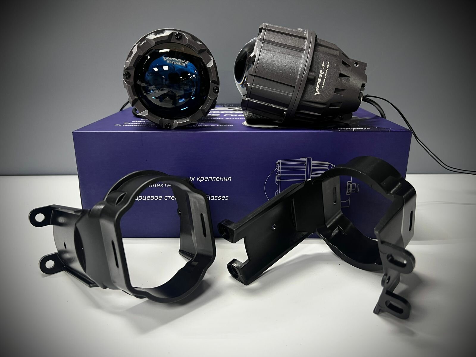 Led противотуманки для Lexus GS 450h 4 2011 2015 / светодиодные ПТФ для Тойота / Лексус Viper Way Maker Toyota / 55W 5500K