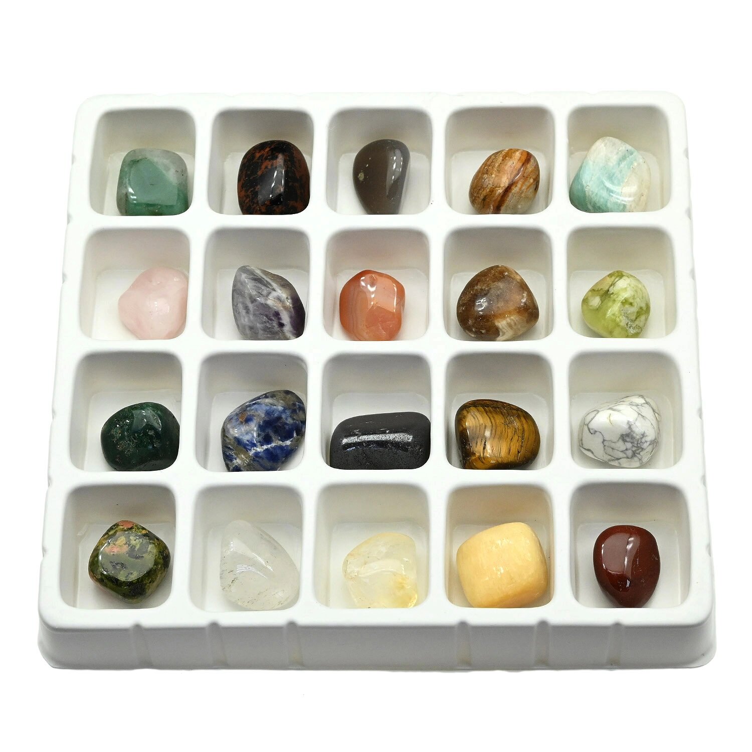 Коллекция камней-самоцветов 20шт, 250г (19-12) .