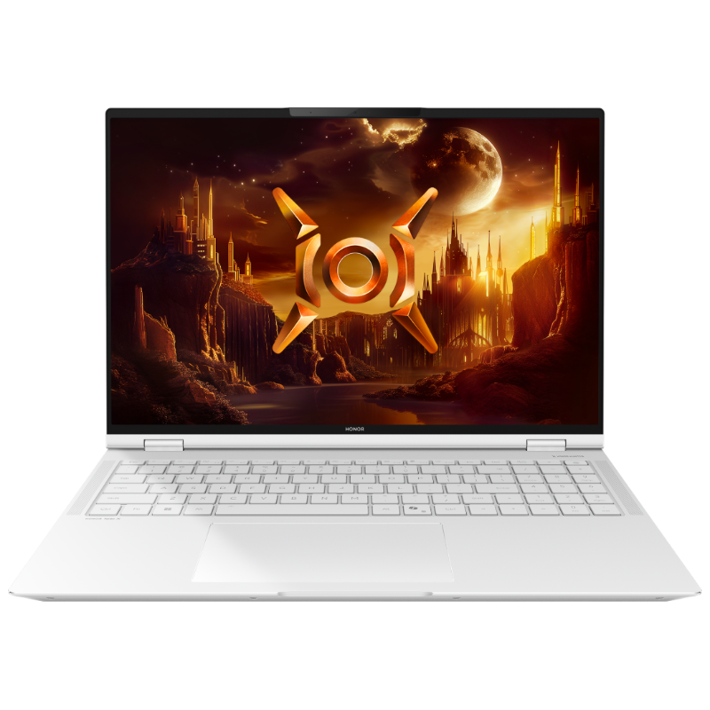 16" Ноутбук Honor MagicBook Pro 16, 3072x1920 165Гц, Intel Core Ultra9-285H (4.8 ГГц), RAM 32 ГБ, SSD 2048 ГБ, NVIDIA GeForce RTX 5060 (8 ГБ), Windows 11 Pro + MS Office Pro, белый, русская клавиатура