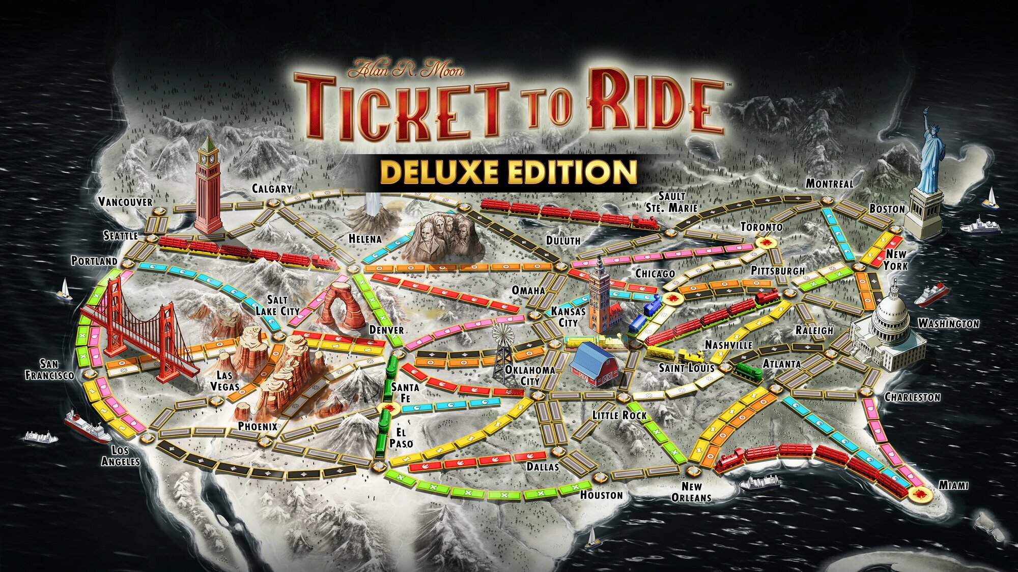 Ticket to Ride Deluxe Edition для Sony PlayStation | PS4 и PS5 | Игра навсегда | Быстрая доставка (Турция)