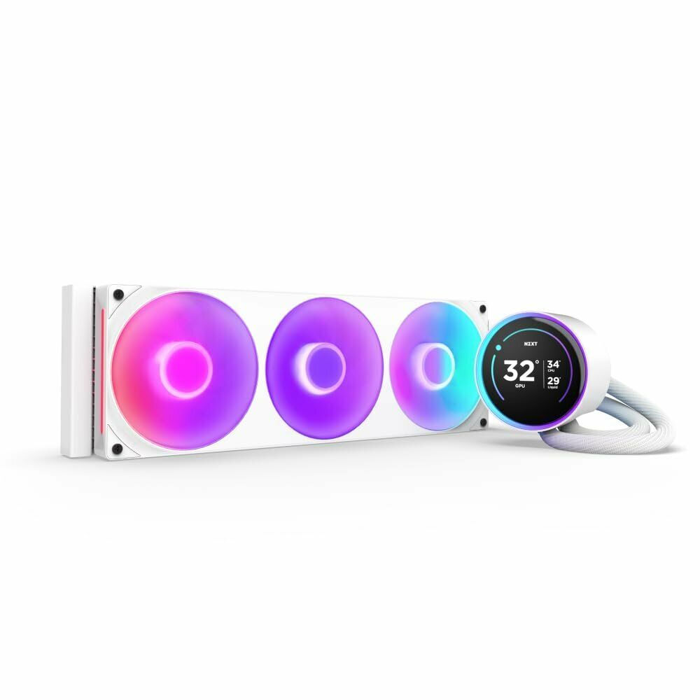 Система жидкостного охлаждения NZXT Kraken Elite 360 RGB 3X White Белый