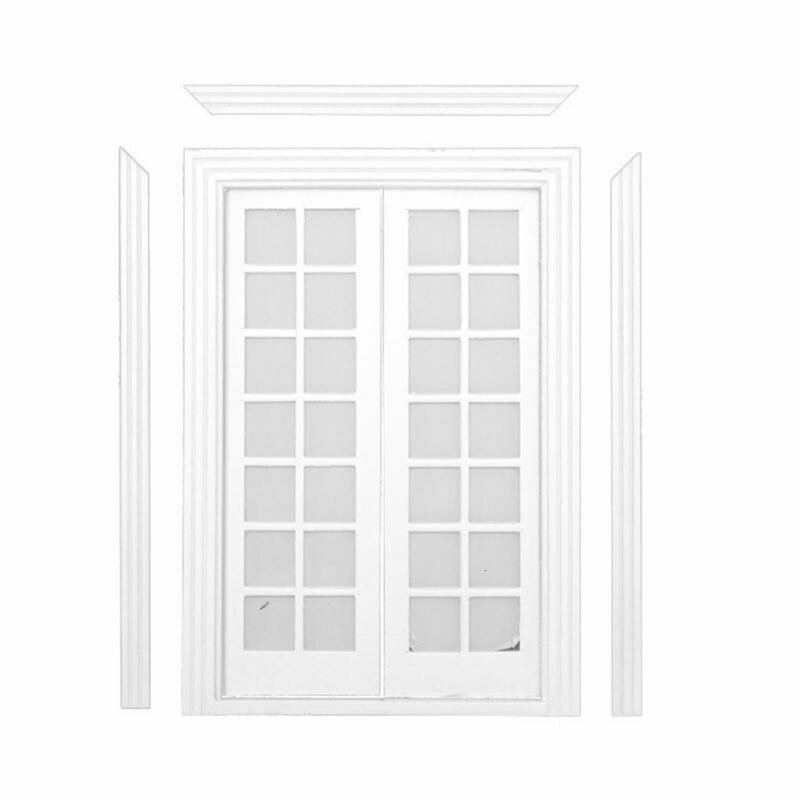 Мини-дверь для кукольных домиков 1:12