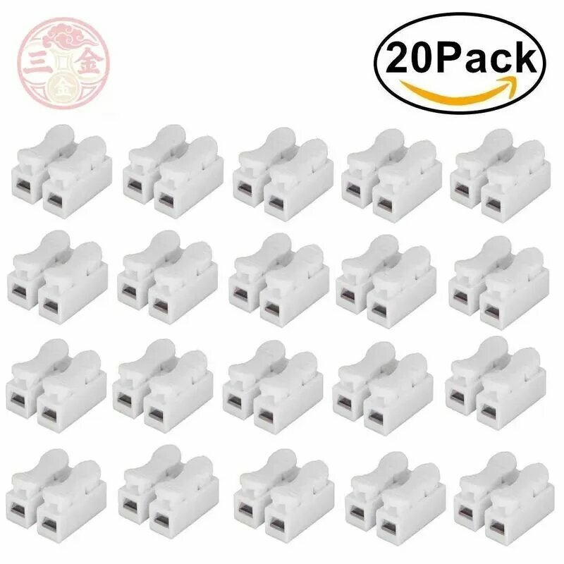 20 шт CH2 кабельный зажим/клеммный разъем