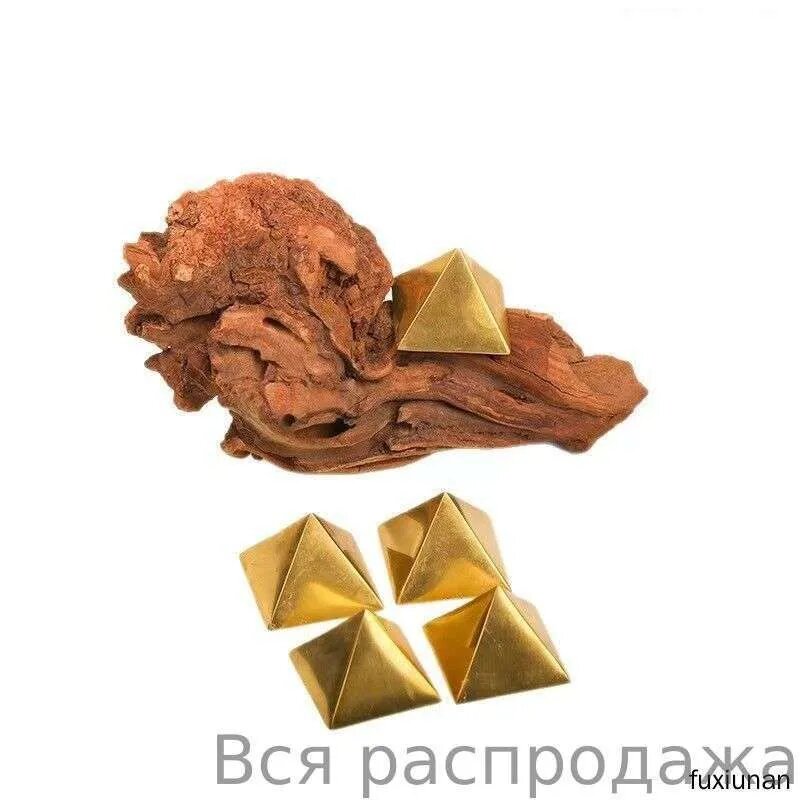 Оберег Медная пирамида Васту литая (полностью из меди) для коррекции Юго-Восточного сектора, 30мм — фото 1