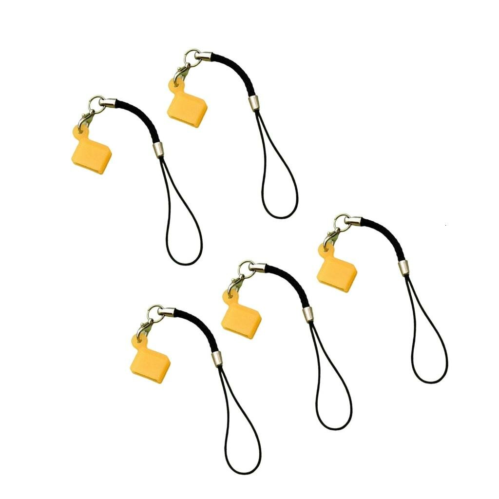 Силиконовые чехлы для USB-флешек (5 шт.), Оранжевый
