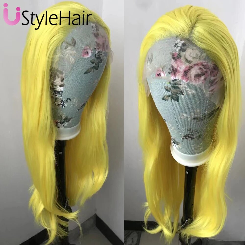 Женский парик UStyleHair желтый 24 дюйма Yellow 2014