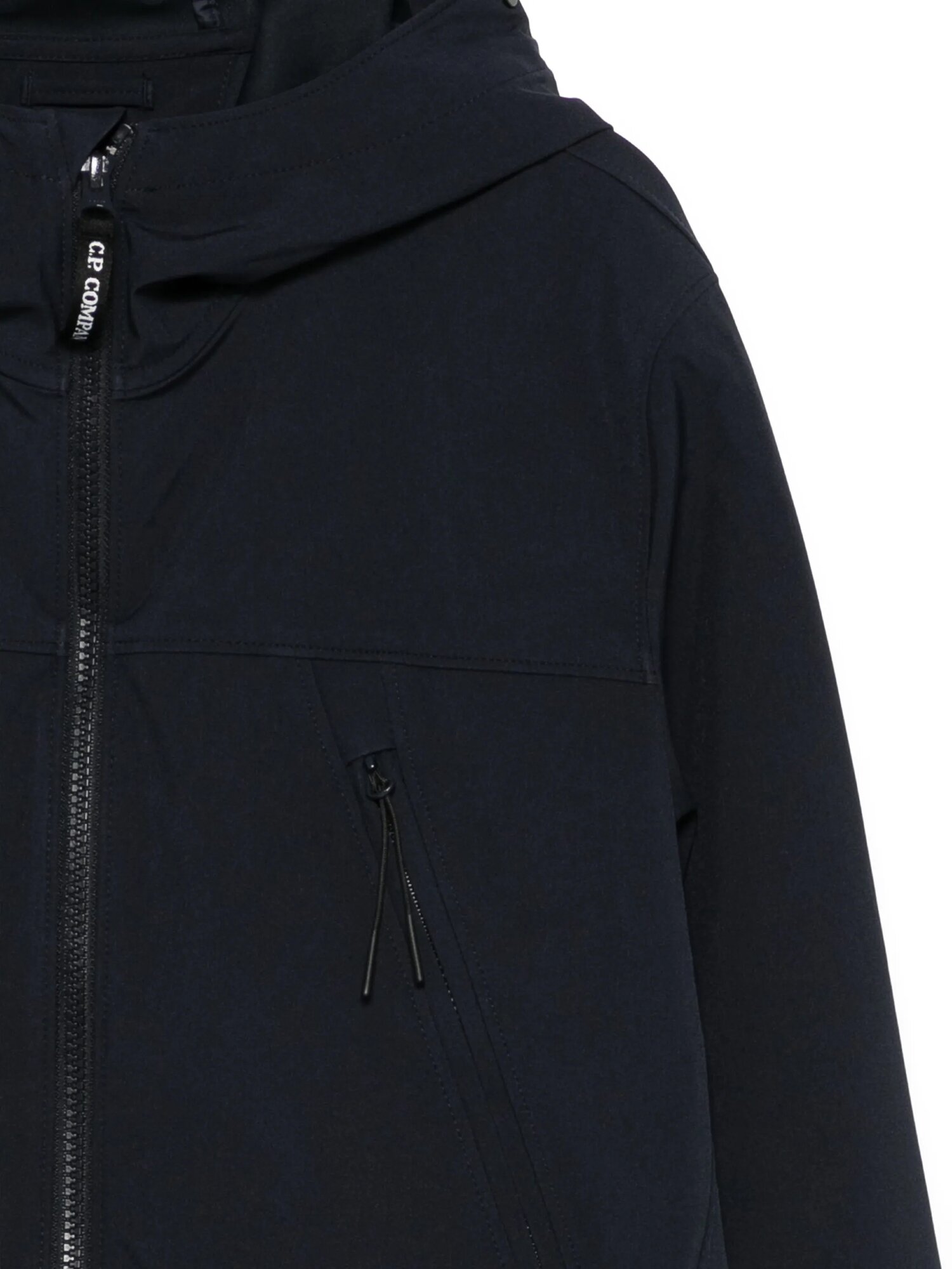 Куртка C.P. COMPANY Hooded zip-up jacket, размер 14 лет, синий — фото 1