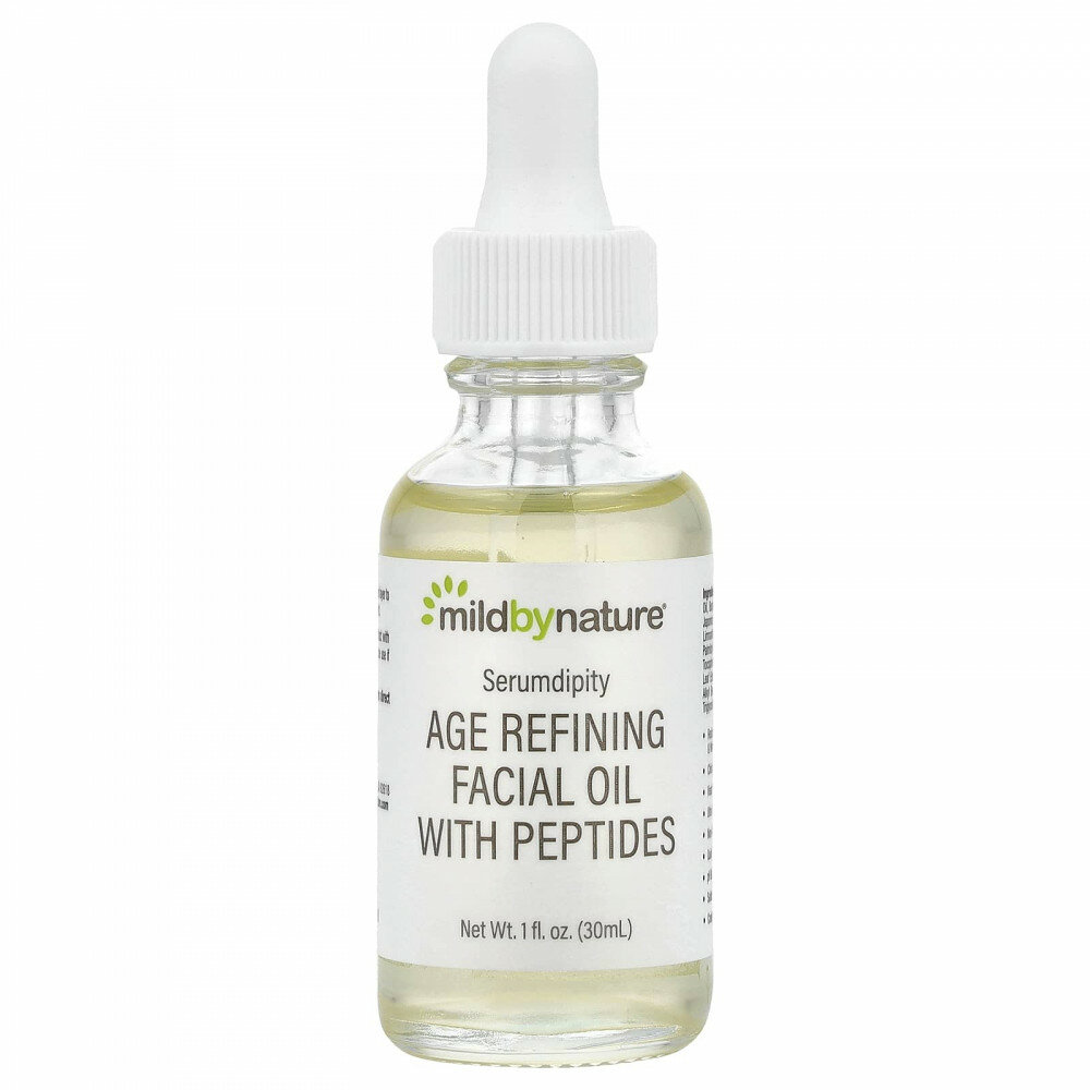 Mild By Nature, Serumdipity, омолаживающее масло для лица с пептидами, 30 мл (1 жидк. унция)