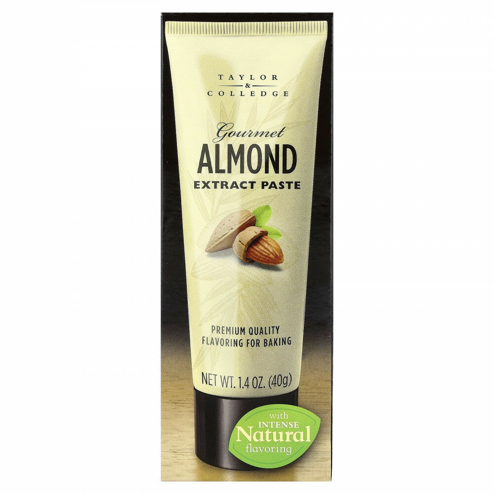 Taylor & Colledge, Паста с экстрактом миндаля для гурманов, 40 г (1,4 унции)