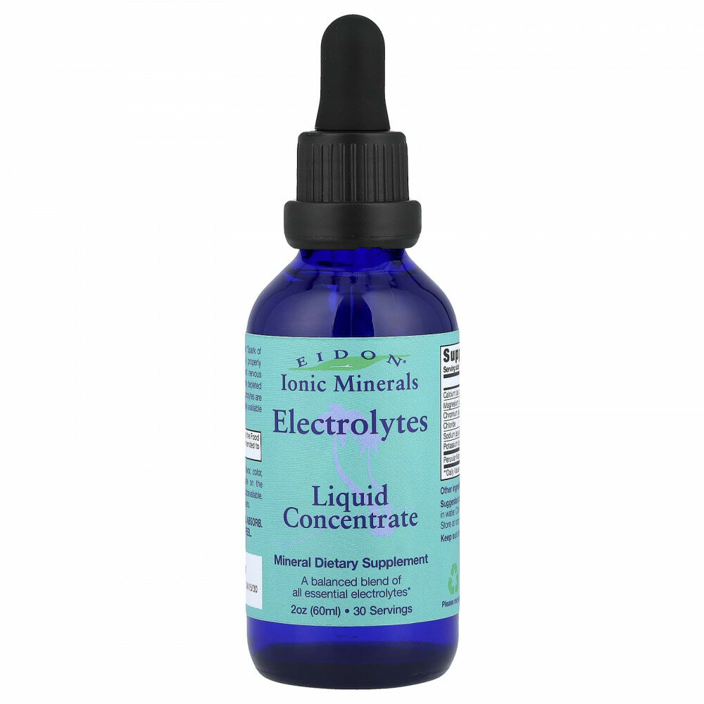 Eidon Ionic Minerals, Electrolytes, Liquid Concentrate, 2 fl. oz. (60 ml.)