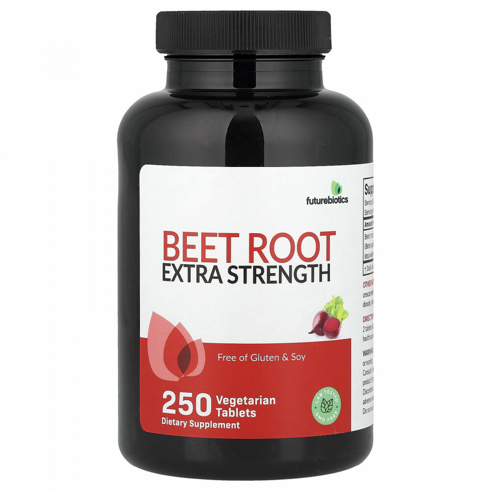 Futurebiotics, свекла, 250 вегетарианских таблеток (250 мг в 1 таблетке)