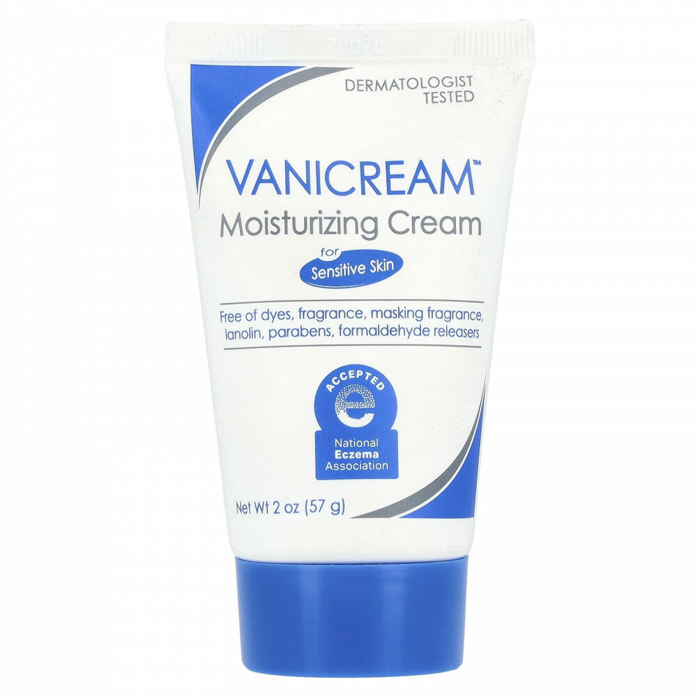 Vanicream, Увлажняющий крем, для чувствительной кожи, без отдушек, 2 унции (57 г)