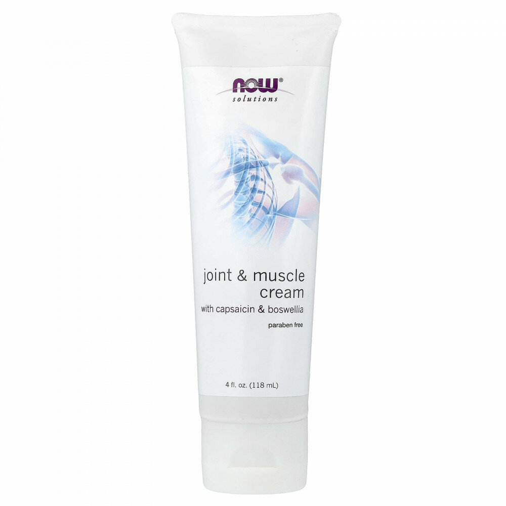 NOW Foods, Solutions, крем для суставов и мышц, 118 мл (4 жидк. унци)