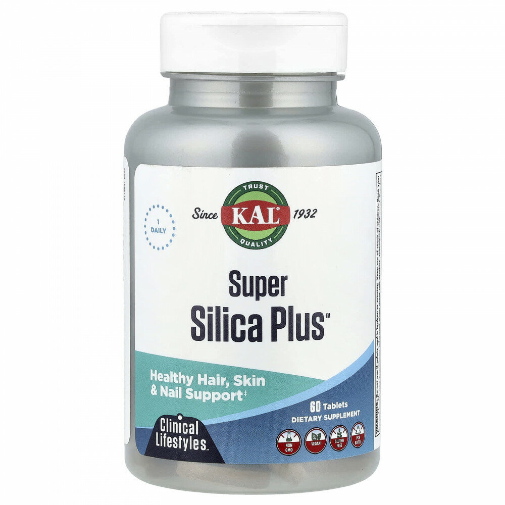 KAL, Super Silica Plus™, 60 таблеток