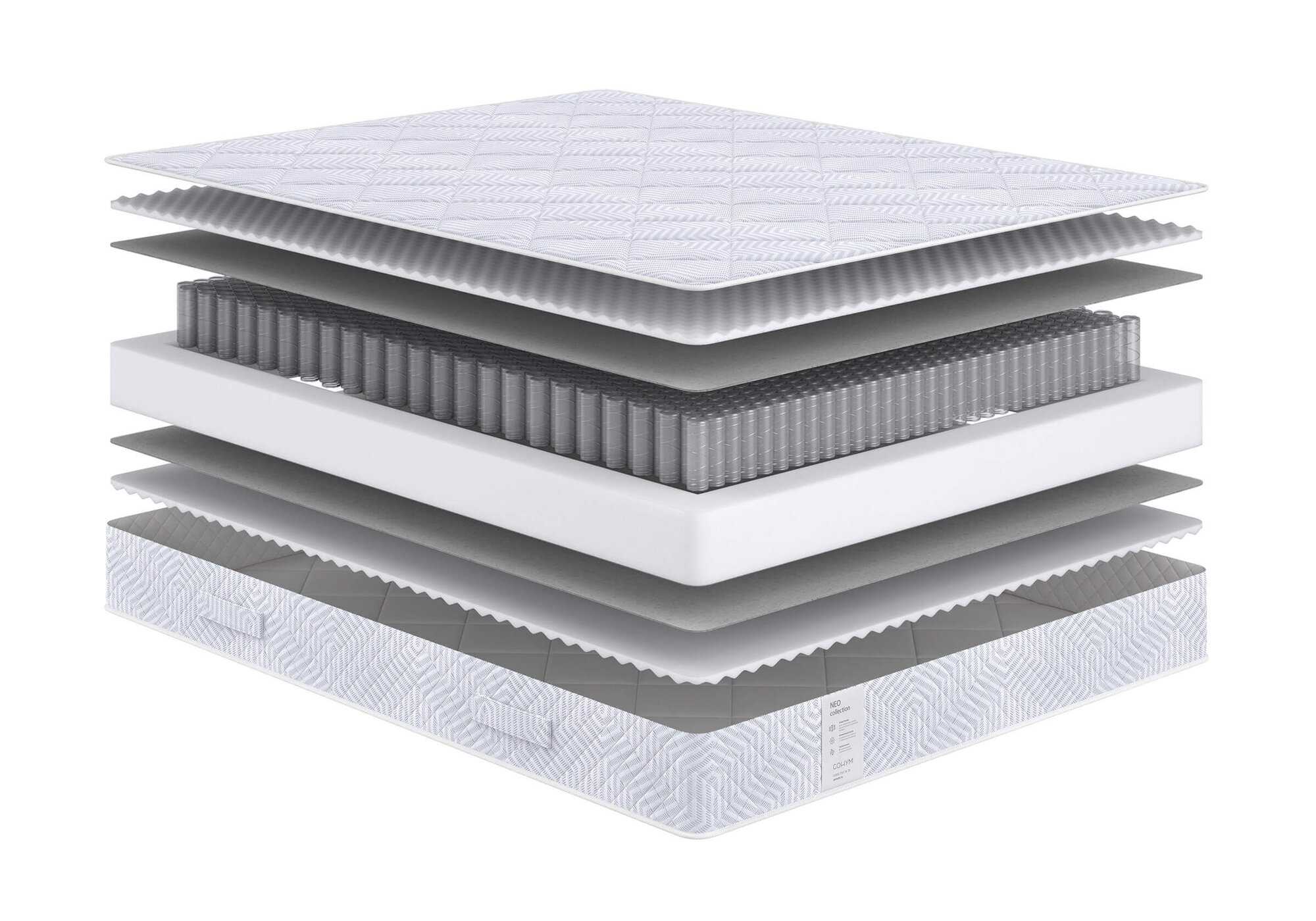 Матрас Сонум Neo Soft 180х190 высота 23 см анатомический мягкий Независимые пружины