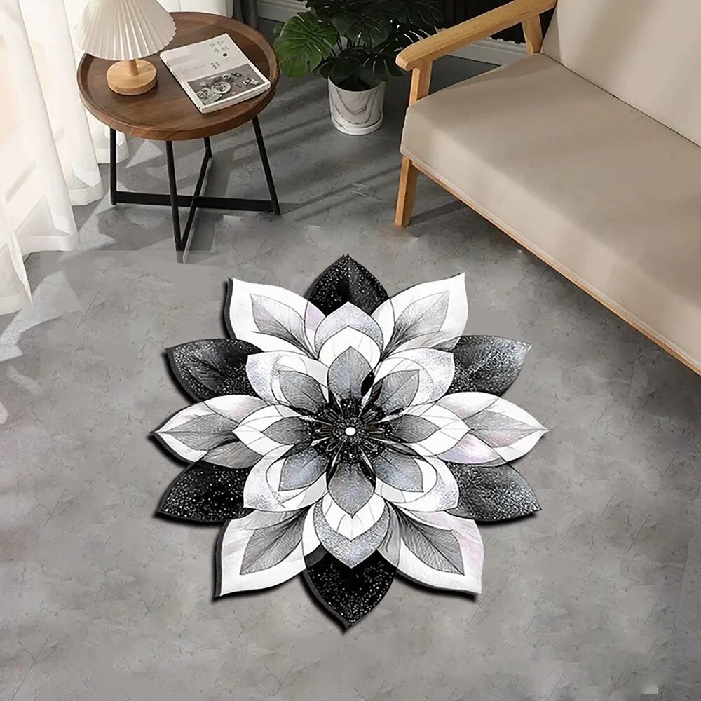 Коврик для ванной 70x80 см 3d-эффект серый