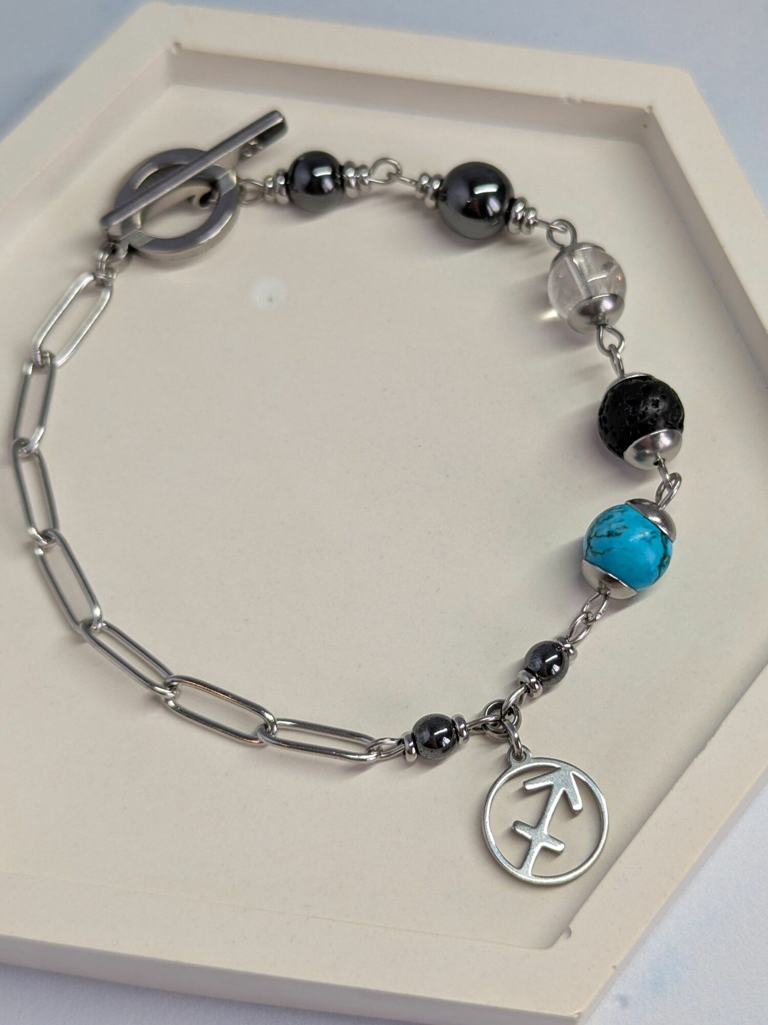 Браслет, бирюза