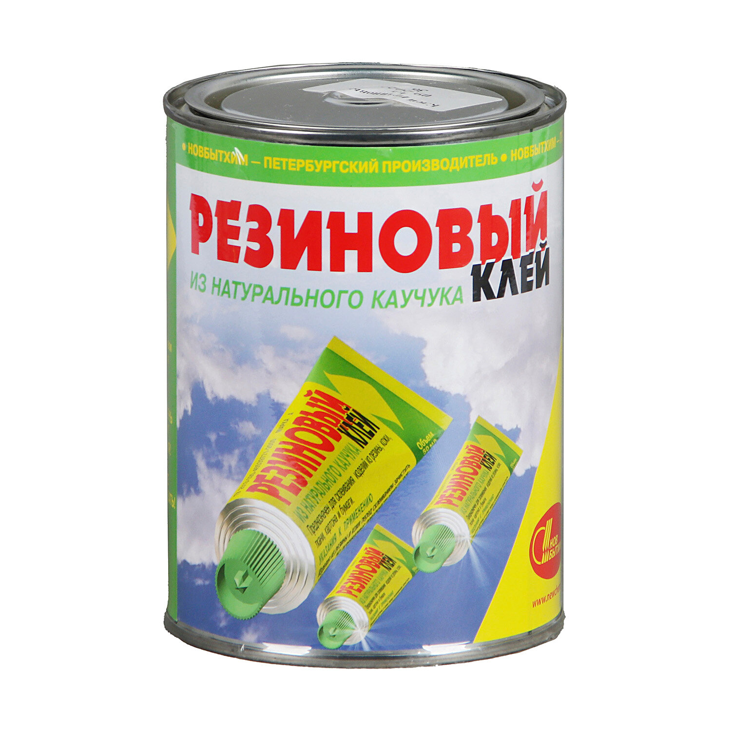 Клей резиновый Новбытхим марки А, объем 1.0 л, из натурального каучука