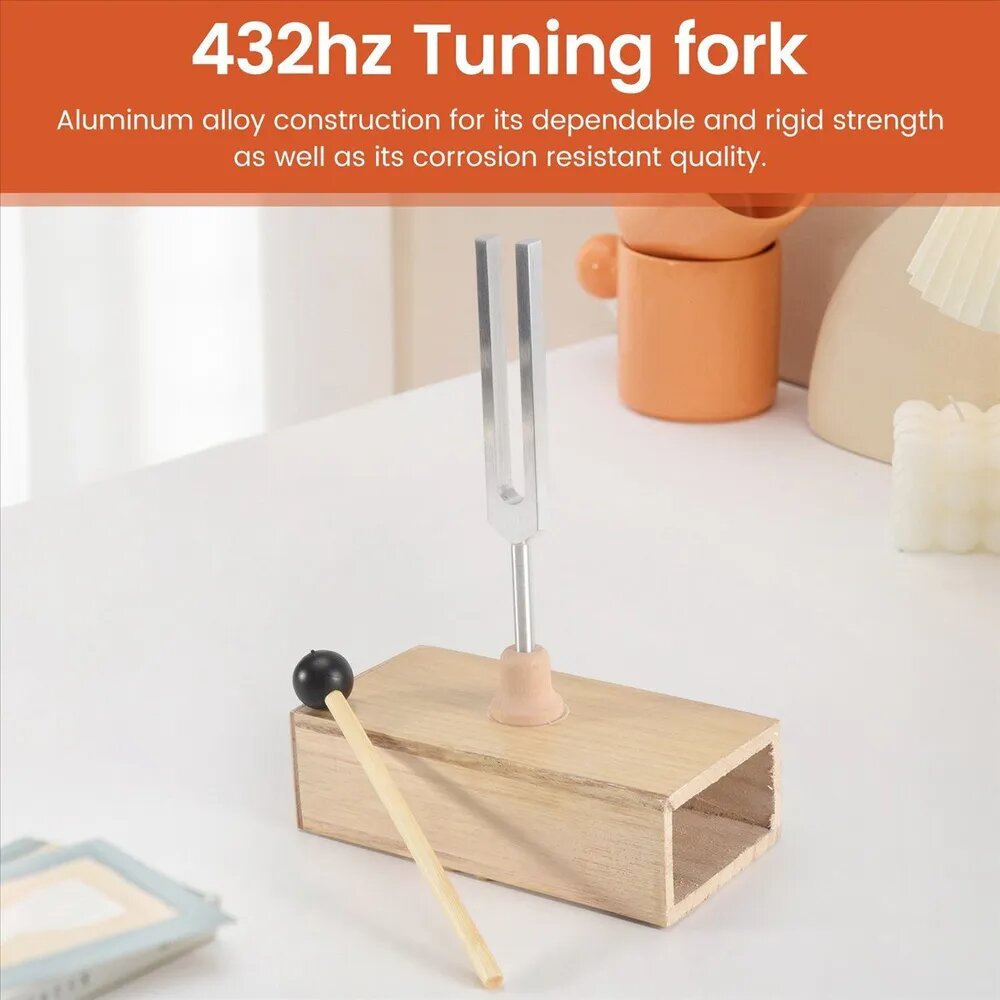 Камертон 432 Гц с резонансным блоком
