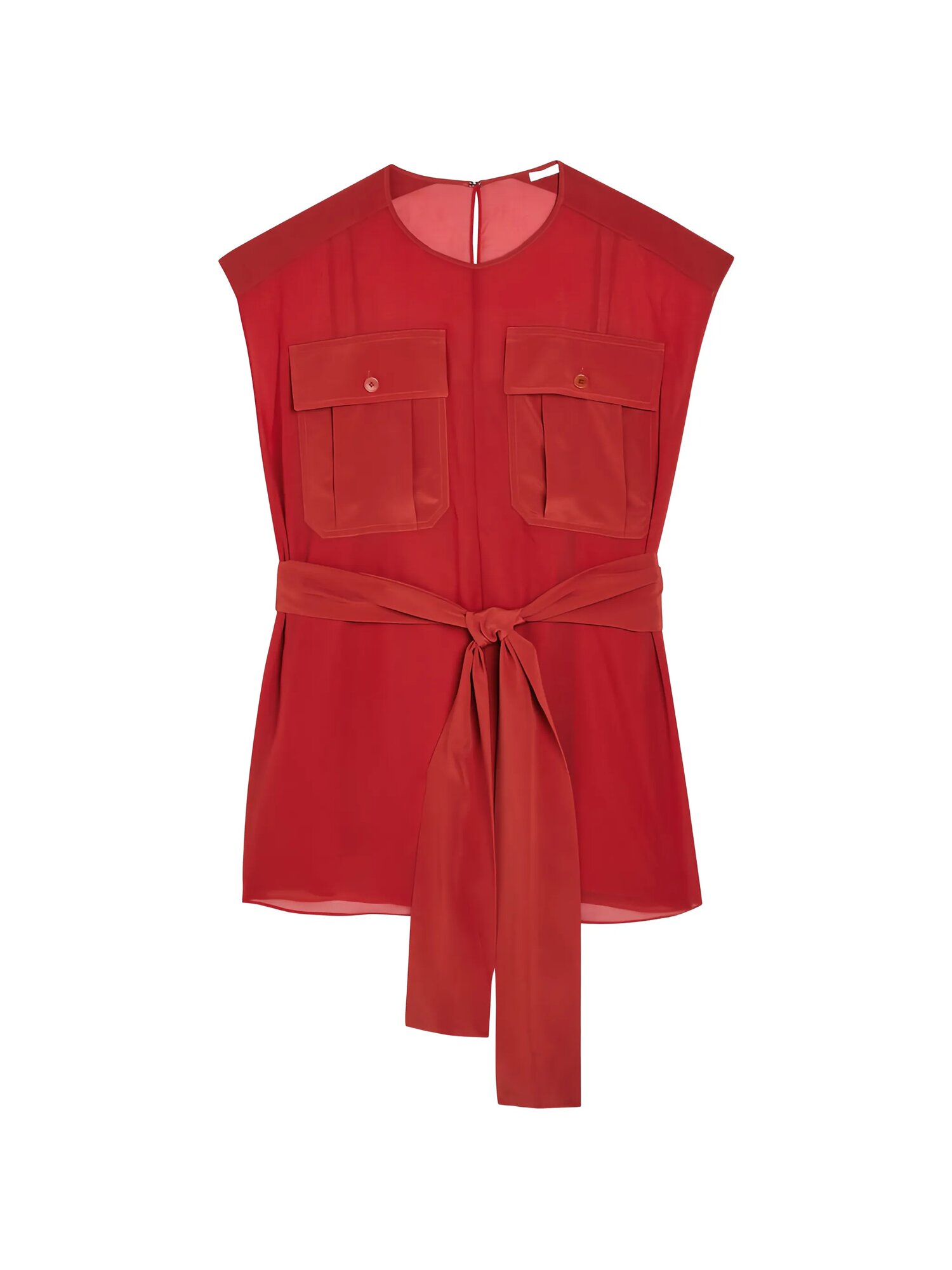 Топ Button patch-pocket top