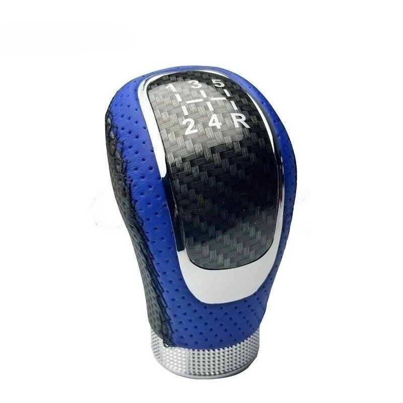 Универсальная 5-скоростная ручка переключения передач, кожаная красная ручка переключения передач, автомобильные ручки переключения передач, ручки переключения передач, рычаг механической коробки передач