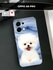Силиконовый чехол на Oppo A6 Pro / Оппо A6 Про с принтом Белый пёсик