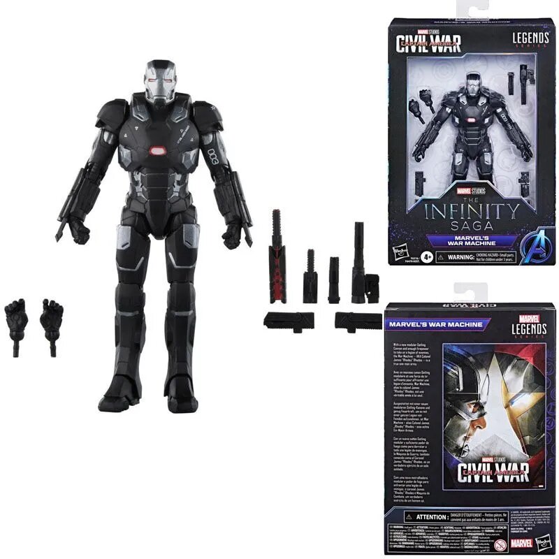 Фигурка Marvel Legends War Machine из фильма Civil War, шарнирная коллекционная игрушка для мальчиков