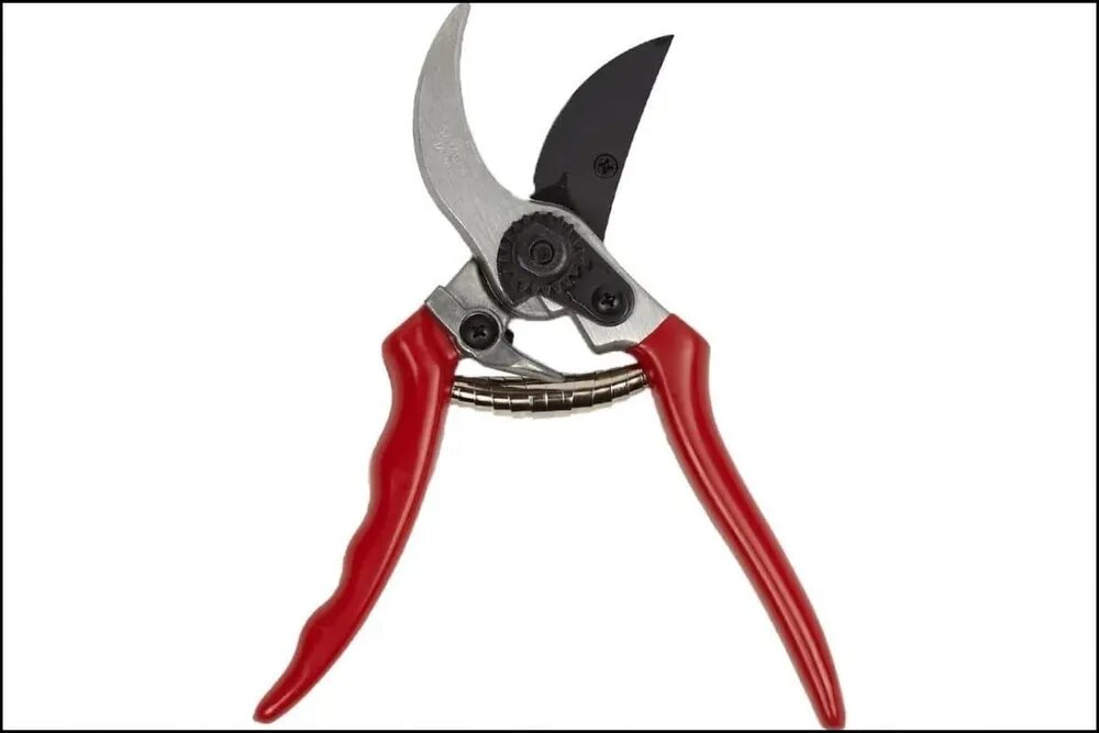 Секатор Samurai Japan для обрезки веток до 25 мм с красными ручками, 1 шт — фото 1