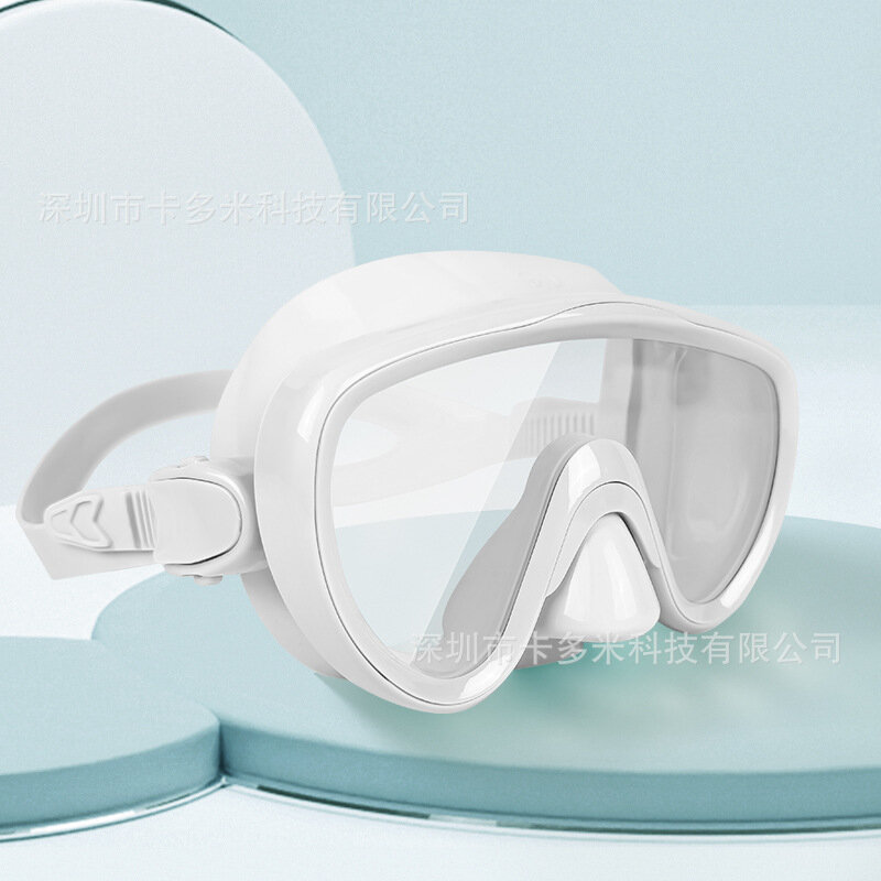 Новые трансграничные полусухие силиконовые очки для снорклинга, маска для дайвинга с большой оправой, снаряжение для снорклинга, очки для плавания.