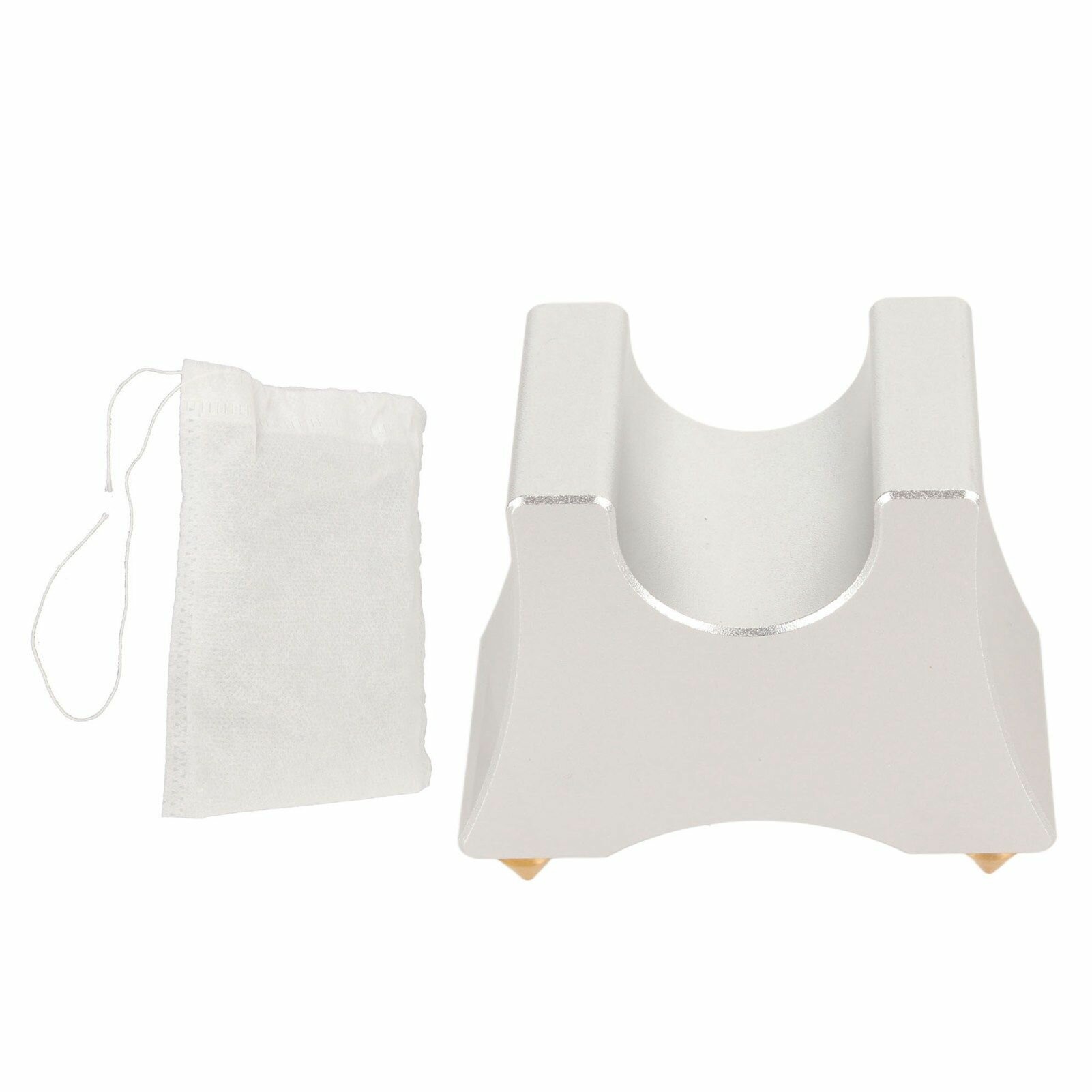 Подставка HiFi для кабелей, алюминий, серебристая