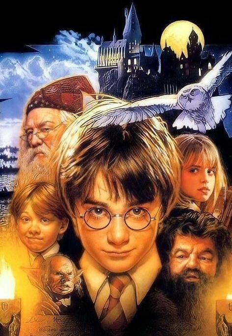 Алмазная Мозаика "Гарри Поттер (Harry Potter). Гарри Поттер И Философский Камень." 40*60 См, Безрамная, Идеальна Для Дома, Украшения, Подарков.