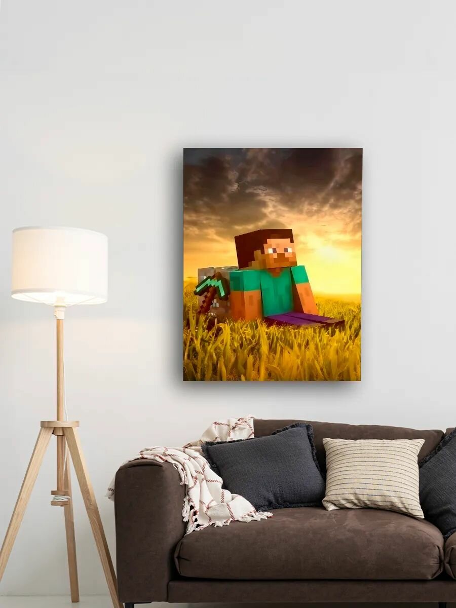 Постер на стену Minecraft, , плакат 1шт, А3 размер. — фото 1