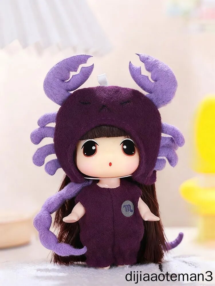 DDUNG Коллекционная кукла/двенадцати созвездий серия (Скорпион), 9 см