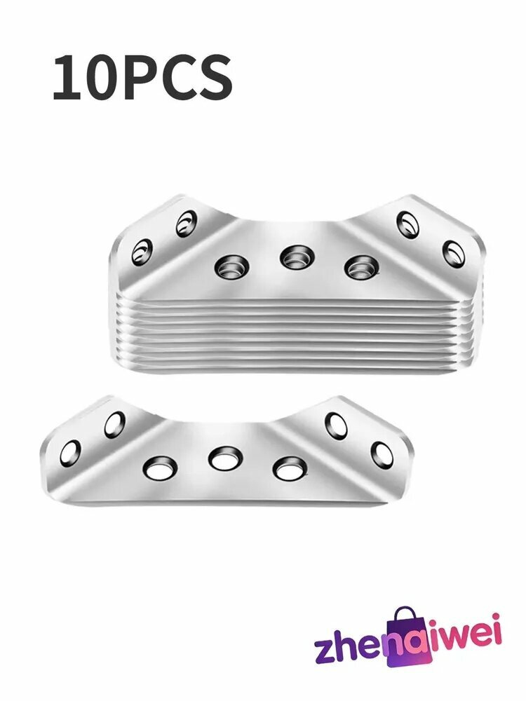 10 многофункциональных угловых кодов, угловой кронштейн, разъем треугольной опоры, мебель из металла аксессуары, подходит для письменных столов, стульев, шкафов и т. д.