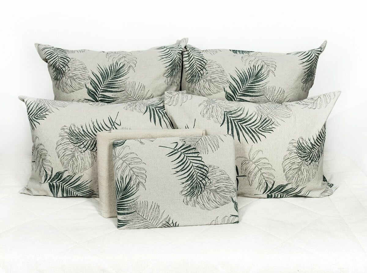 Комплект умягченного лен/хлопок постельного белья Евро размер "Аризона" Оршанский