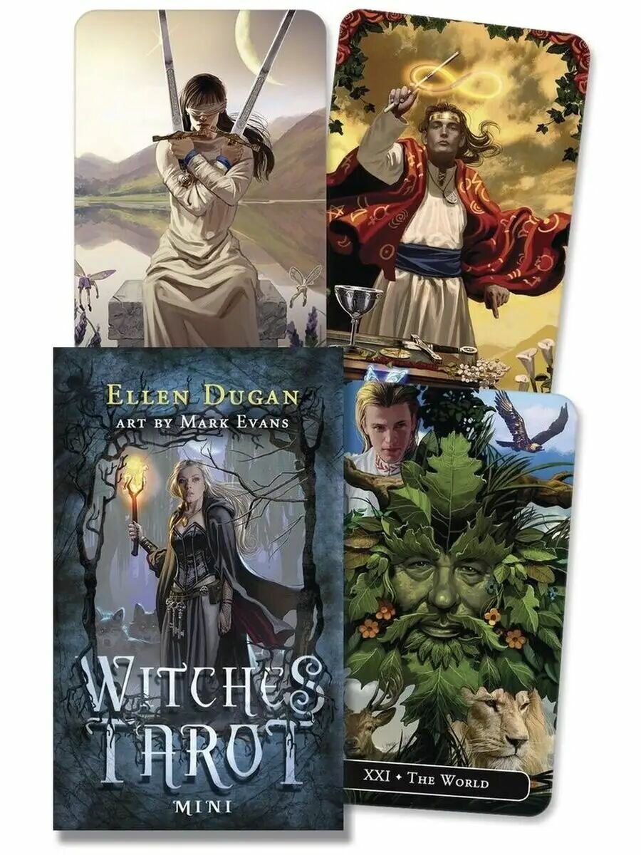 Карты Таро "Witches Tarot Mini" Llewellyn / Таро Ведьм Мини 65498