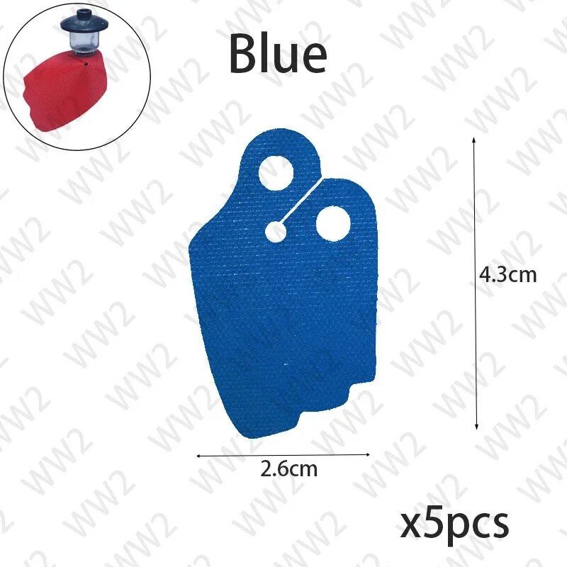 Плащ для LEGO минифигурки, синий, cape215, 5шт