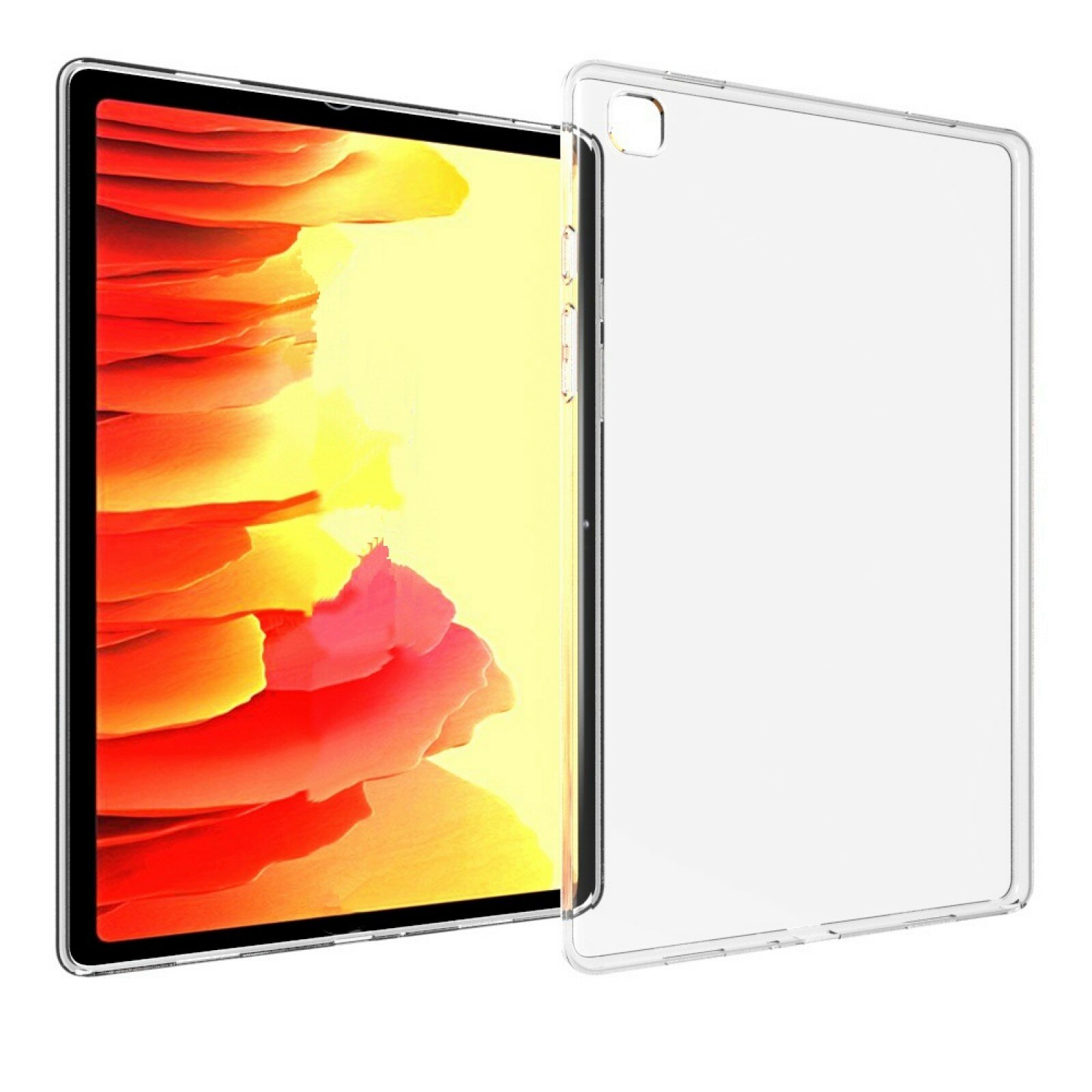 Задняя панель-чехол MyPads для Samsung Galaxy Tab A7 10.4 SM-T500 (2020) прозрачный с антискользящим покрытием